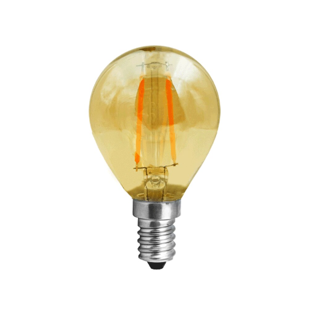 LED 45mm Round Gold SES 2W (15W eq.) 220-240V 2200K Laes