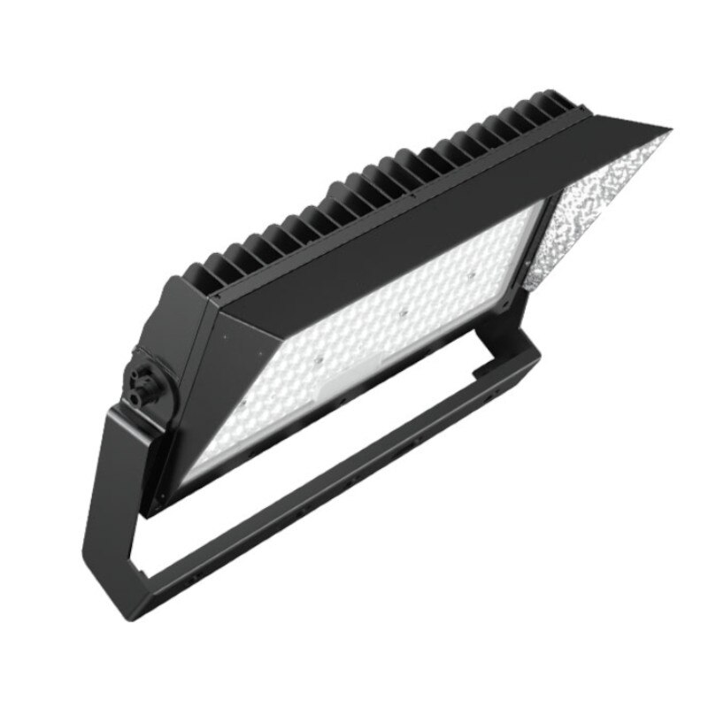 600W Powertron LED Floodlight 5700K IP66 200-400V Narrow Asymmetric Beam